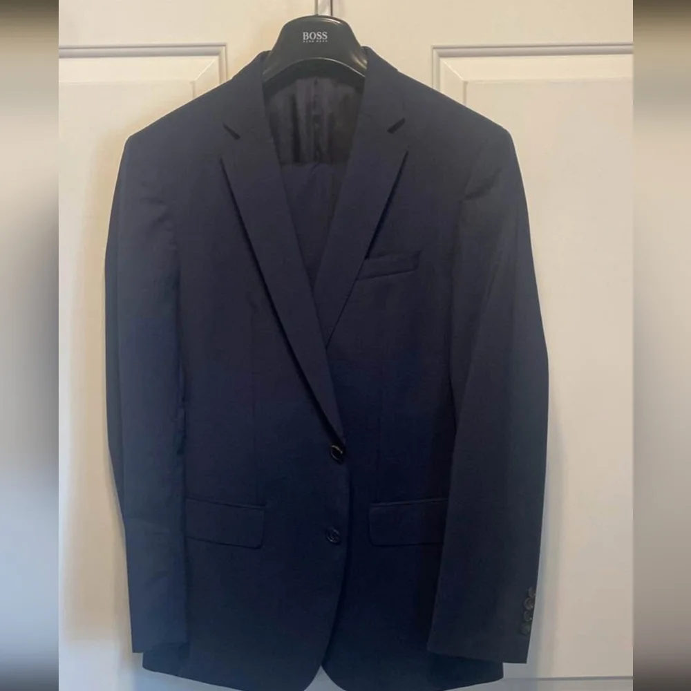 Hugo Boss | Suits & Blazers | Hugo Boss Navy Blue Mens Suit | Poshmark